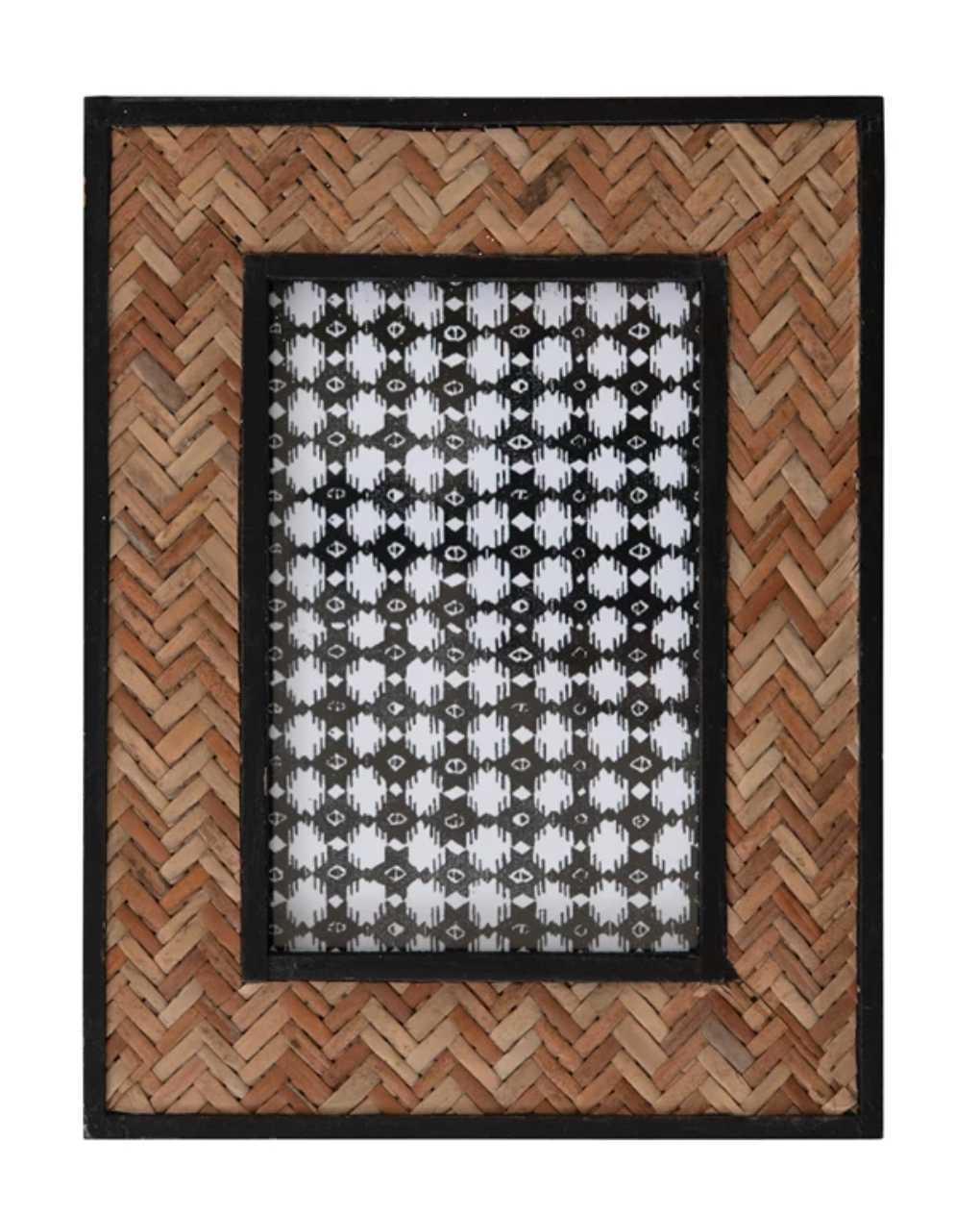 Bamboo Herringbone Photo Frame – House of Blum