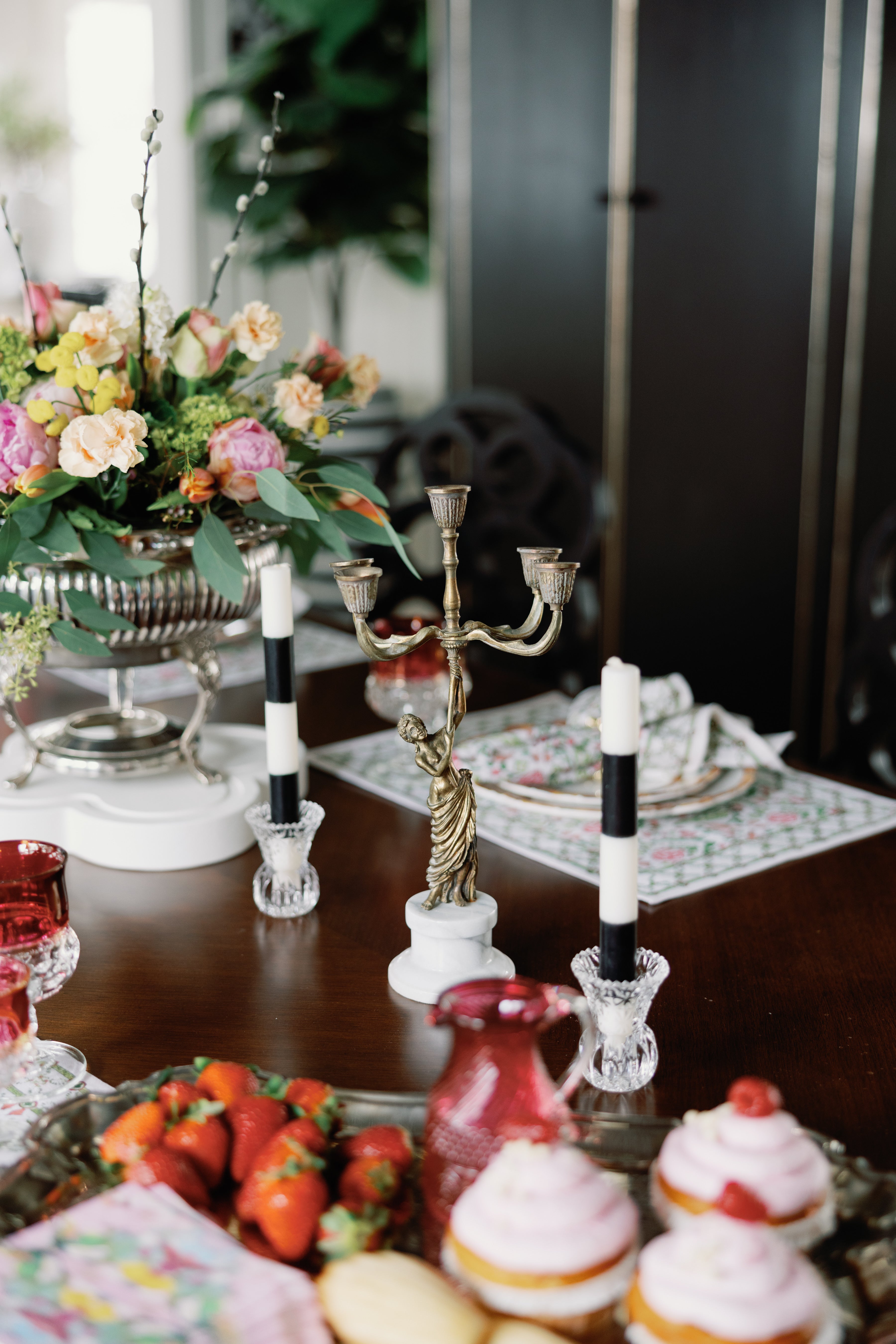 Crystal Etched Candle Holder – House of Blum