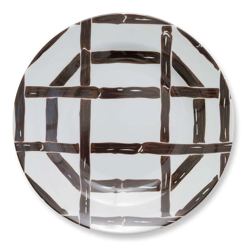 Brown Bamboo Melamine Appetizer Plate – House of Blum
