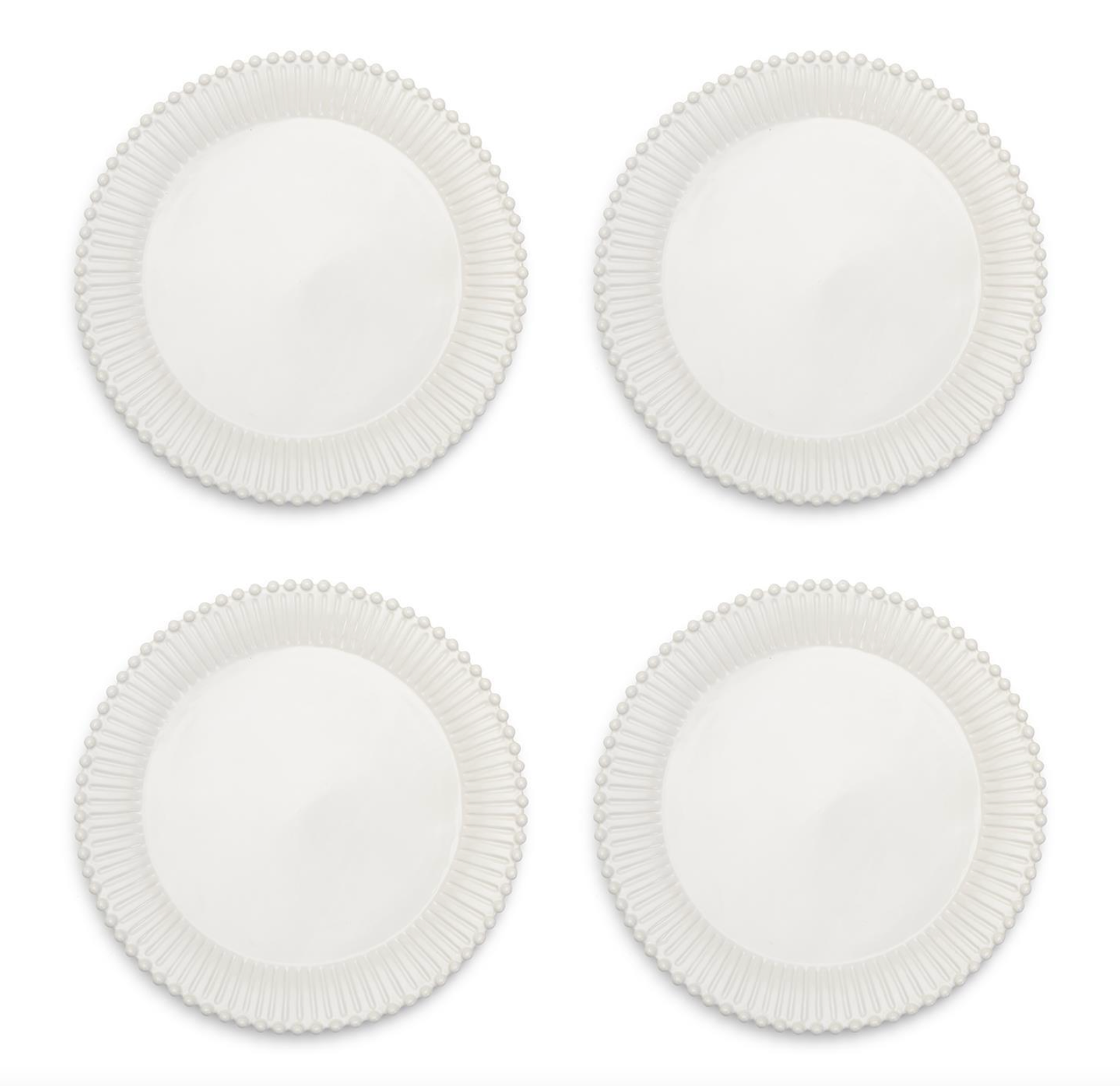 Heirloom Pearl Edge Dinner Plates – House of Blum